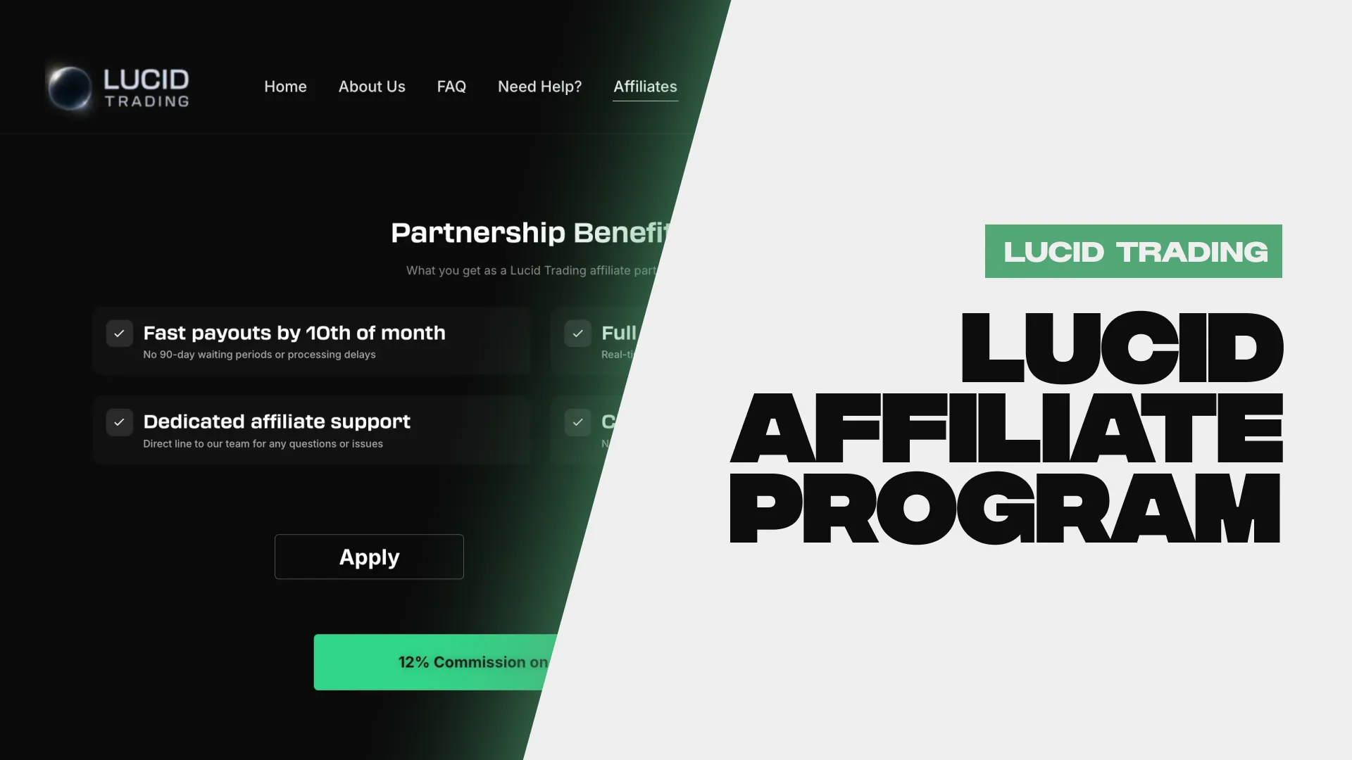 Lucid Trading Affiliate Program: Earn 12% Commission - 2026 Guide